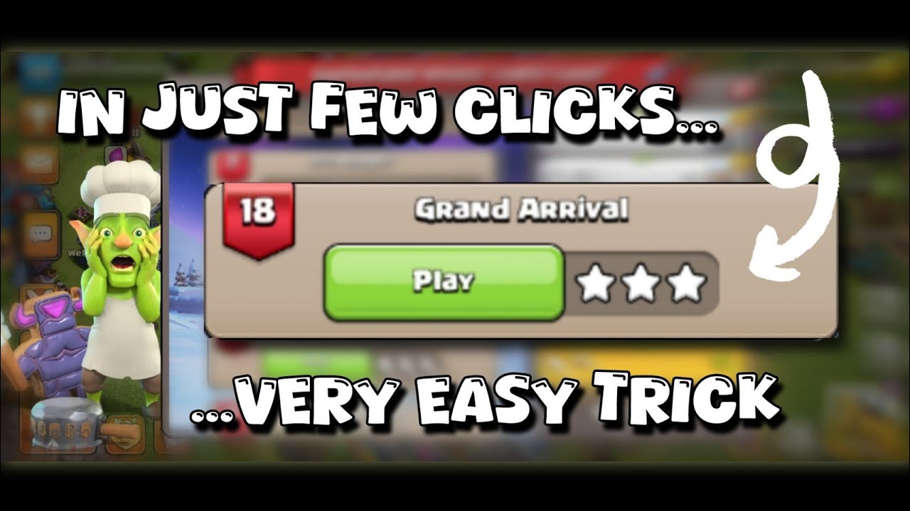 Cookie Chaos Level 18 | Grand Arrival coc | Clash of clans Controllable ...