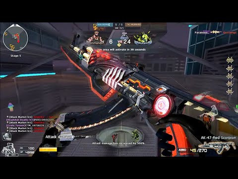 Crossfire NA ( Đột Kích ) 2.0 : AK47 Red Scorpion - Hero Mode X ...