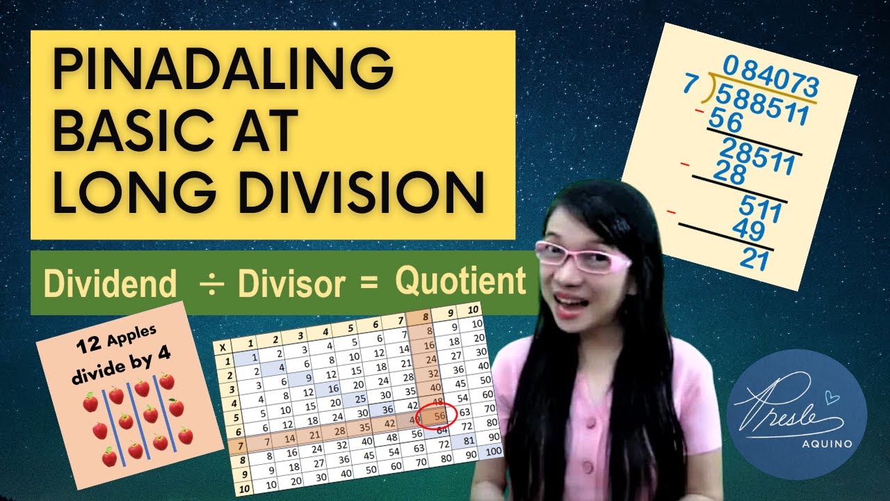 Paano Maging Madali ang Long Division? - YouTube
