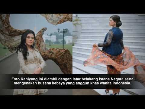 Hamil besar, begini momen Kahiyang Ayu fiting kebaya