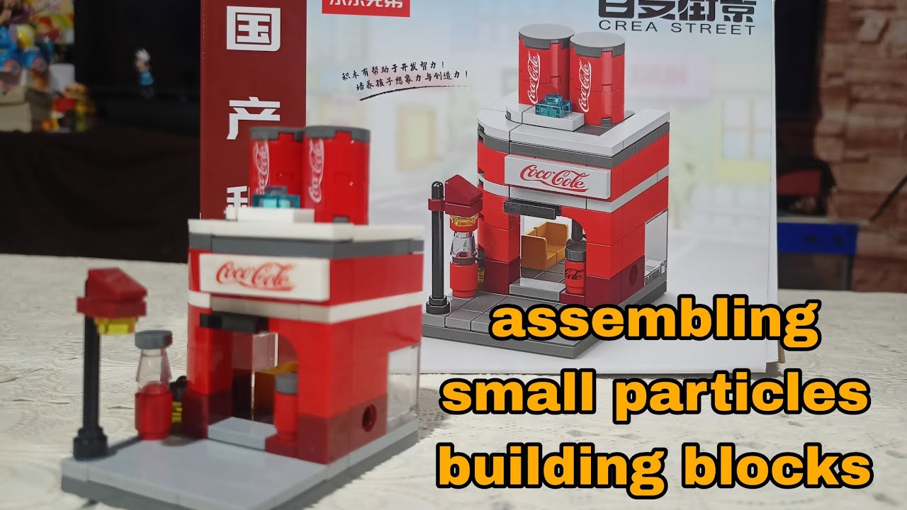 satisfying assembling small particles building blocks Coca Cola ...