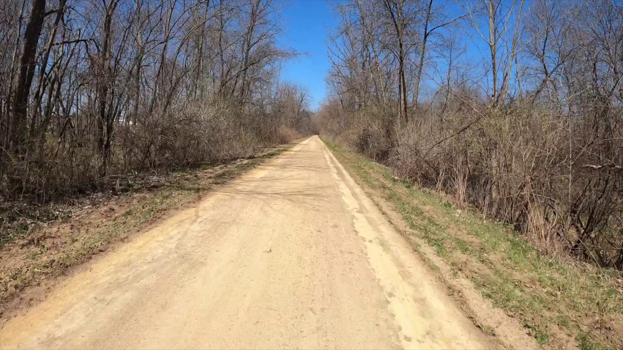Early Spring on the 400 State Bike Trail - YouTube