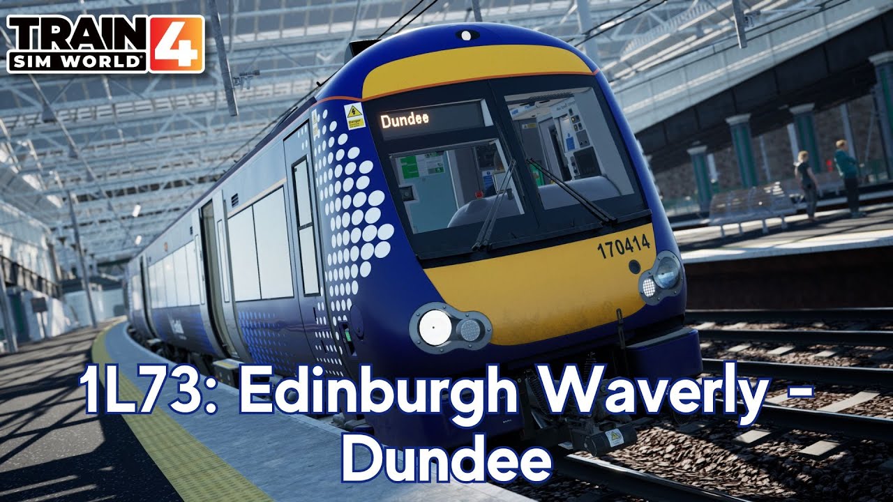 1L73: Edinburgh Waverly - Dundee - Fife Circle Line - Class 170 - Train ...