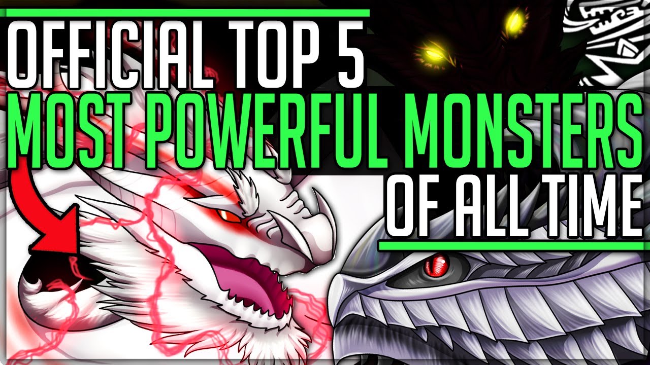 Official Top 5 Strongest Monsters in All of Monster Hunter History ...