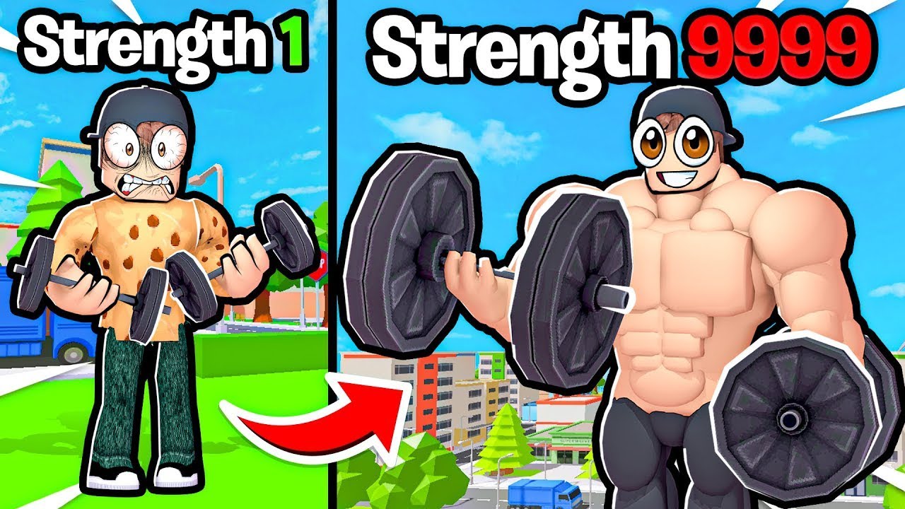 Shinchan Upgrading To The Strongest Man In ROBLOX🦾🦾🦾| STRONGMAN ...