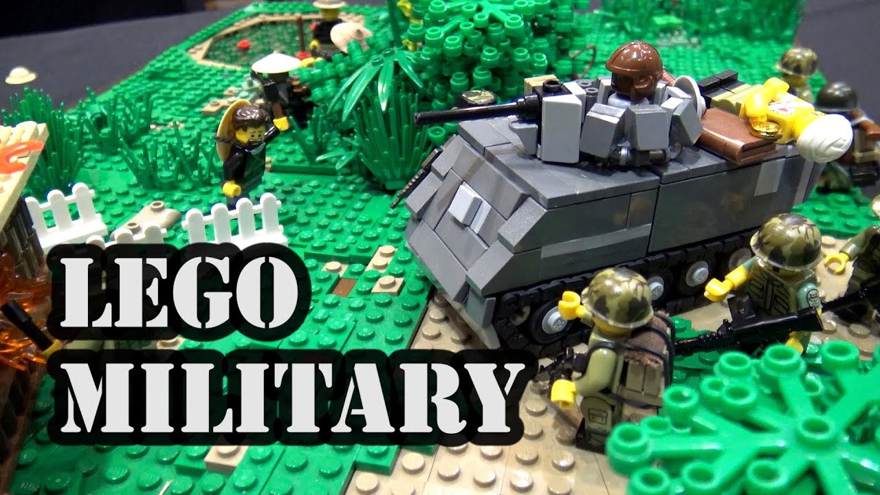 Custom LEGO Vietnam War Battle | Bricks by the Bay 2018 - YouTube
