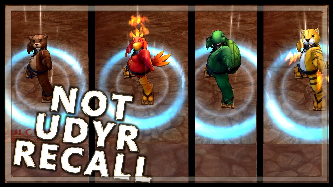 Recall of Definitely Not Udyr Skin - League of Legends - YouTube