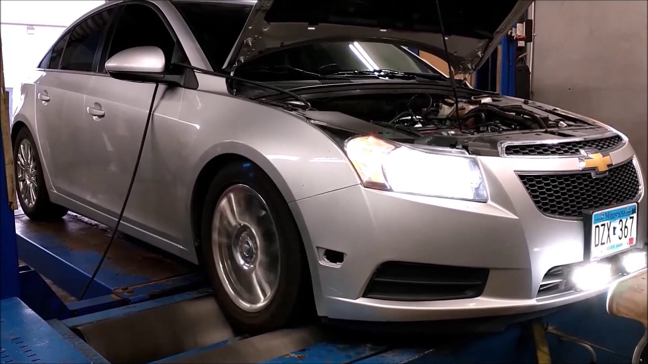 2012 Chevy Cruze ZZPerformance Big Wheel Turbo Dyno Pulls - YouTube