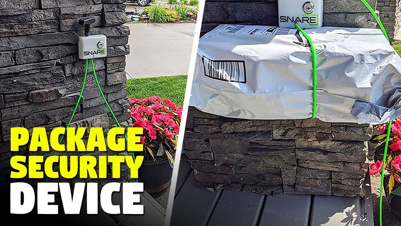 Snare: Crazy package guard that protects your packages from porch ...