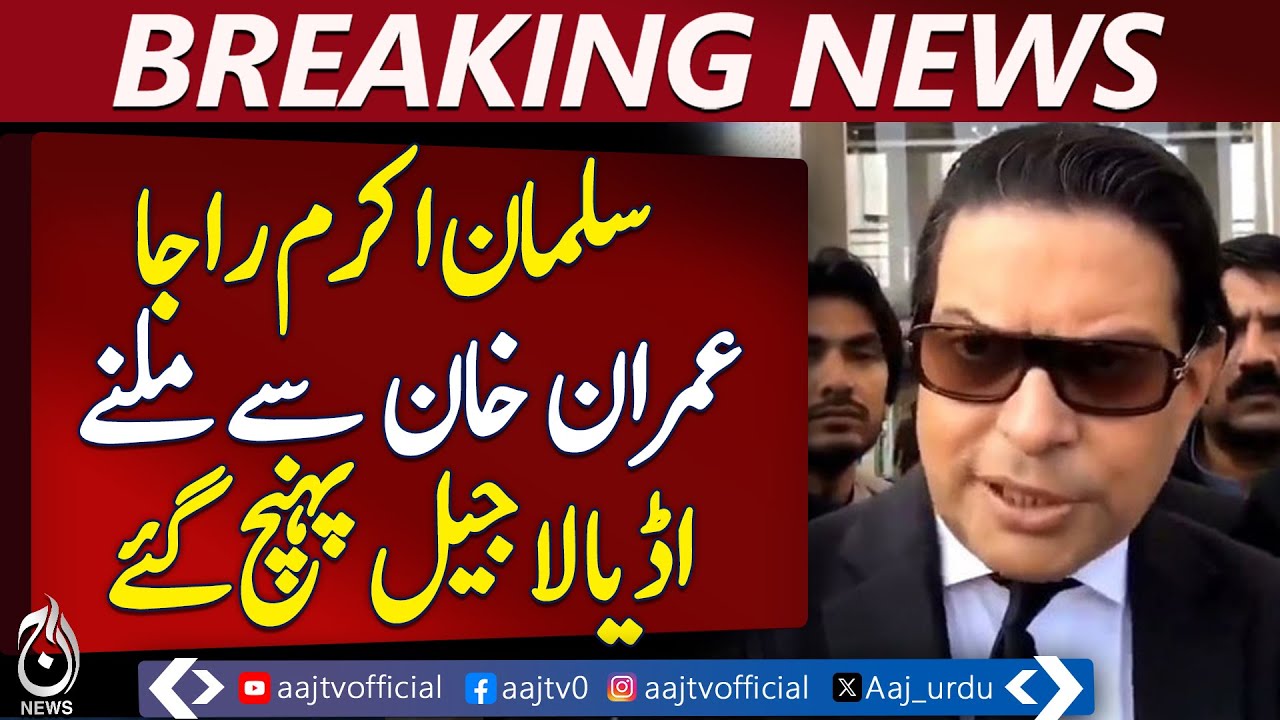 Salman Akram Raja meets Imran Khan in jail - Pakistan news - Videos - AAJ