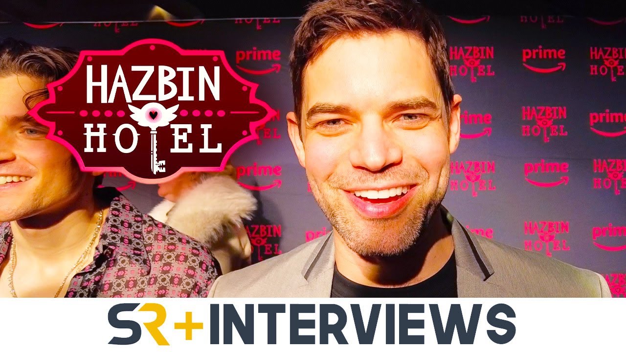 Jeremy Jordan Talks Hazbin Hotel On The Red Carpet - YouTube