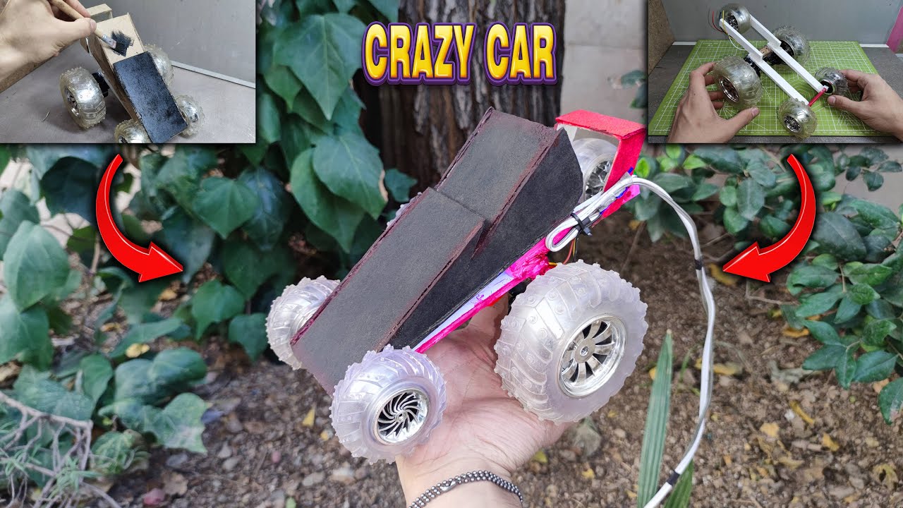 How to make crazy car with wood #diy #crazy #car #video - YouTube