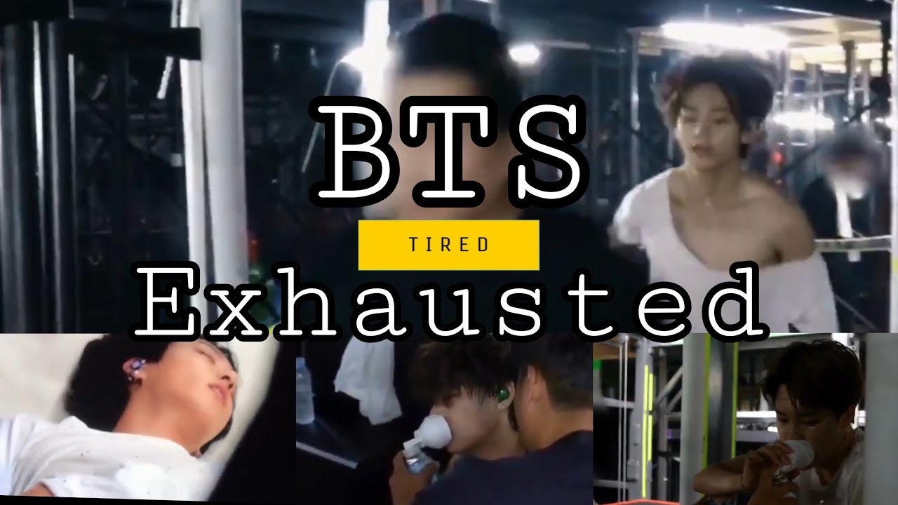 BTS Exhausted after performing the stage (Japan Edition) | I feel sad ...