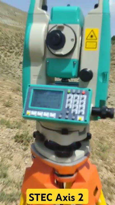 STEC Axis 2 total station licensed by hangary #stec #surveyor #surveytec #totalstation - YouTube