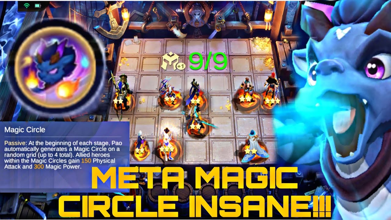 META MAGIC CIRCLE INSANE!! MAGIC CHESS||MOBILE LEGENDS BANG BANG ...