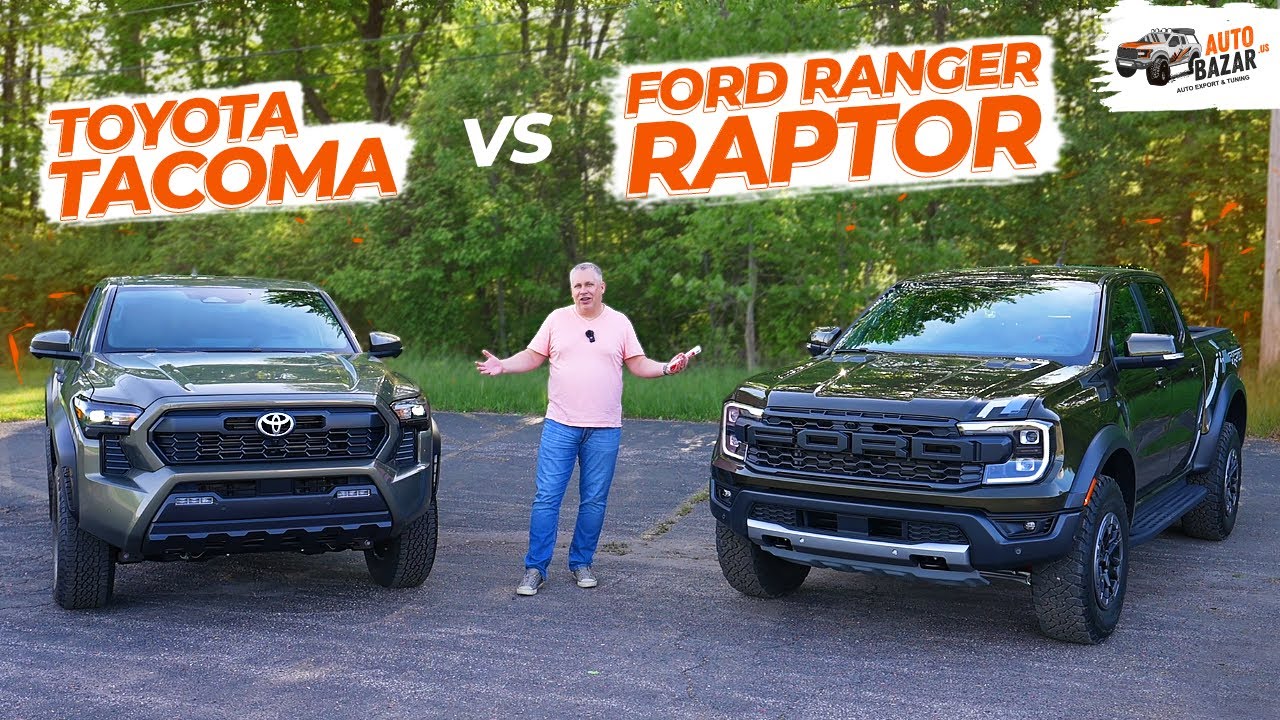 Битва ТИТАНОВ: Toyota Tacoma TRD Off-Road vs Ford Ranger Raptor ...