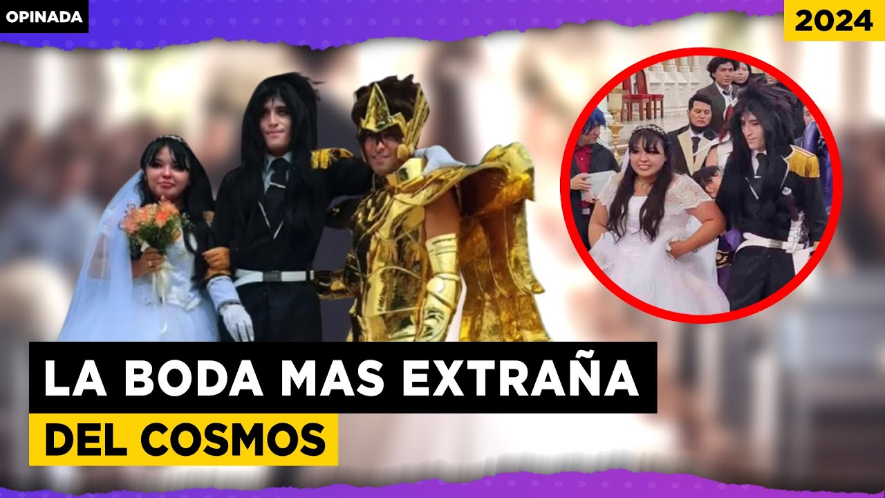 PAREJA SE CASA HACIENDO COSPLAY EN LA IGLESIA - YouTube