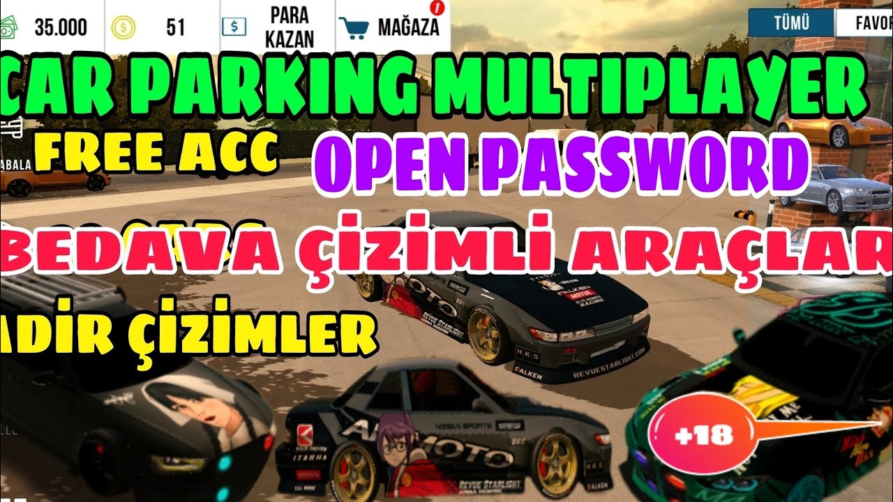 Car Parking Multiplayer Free Cars #carparkingmultiplayer CPM Account ...