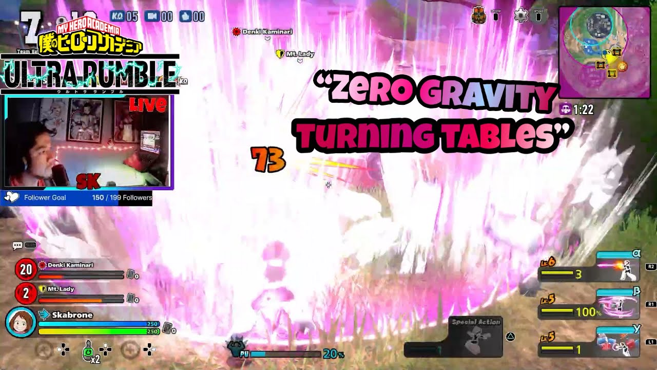Zero Gravity “Turning More than just Tables” MHA ULTRA RUMBLE GAMEPLAY ...