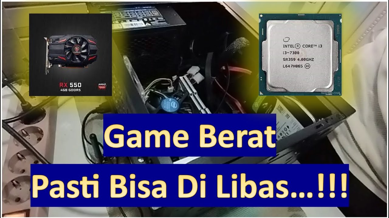 Rakit PC Murah 3 Jutaan. Part Baru. Intel Core i3 7300 dengan VGA RX ...