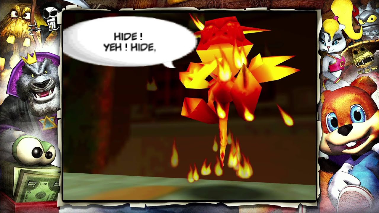 Conker's Bad Fur Day HD playthrough pt17 - Crazy Swim and Furnace Boss ...