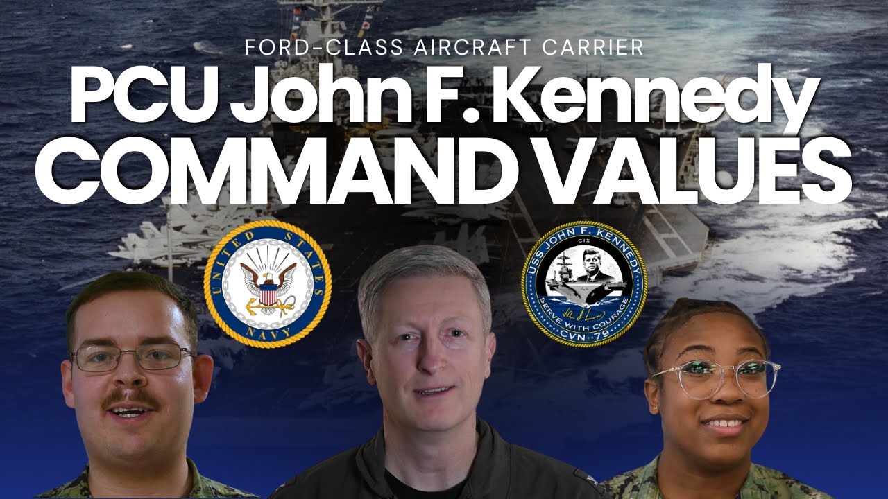 PCU John F. Kennedy (CVN 79) Command Values - YouTube