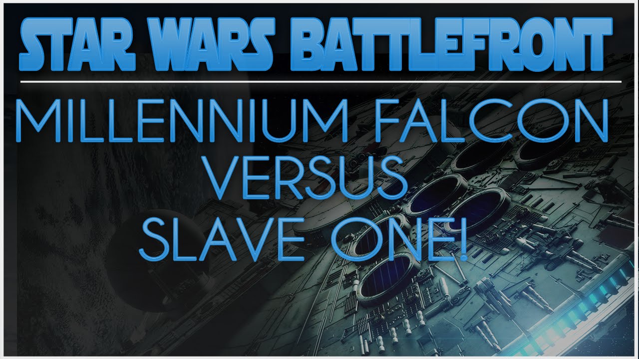 Battlefront - Millennium Falcon Vs. Slave One, Fighter Squadron XP ...