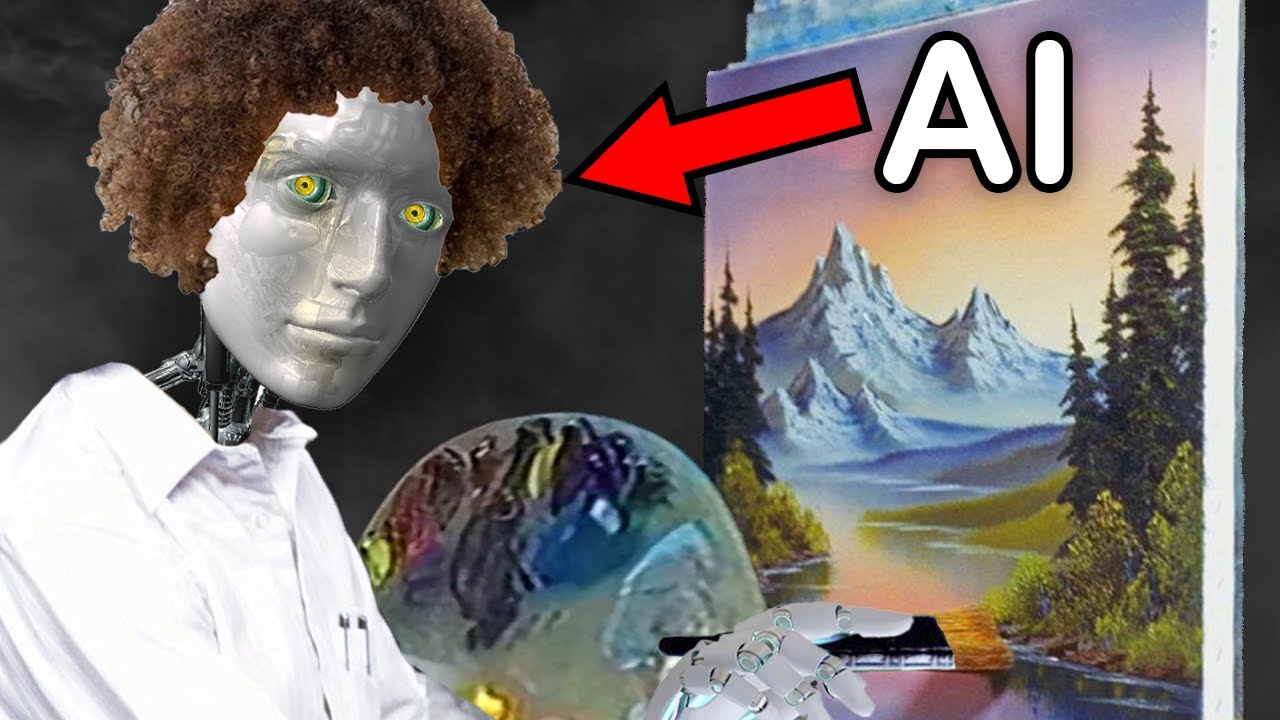 Can an AI Copy a Bob Ross Tutorial? - YouTube