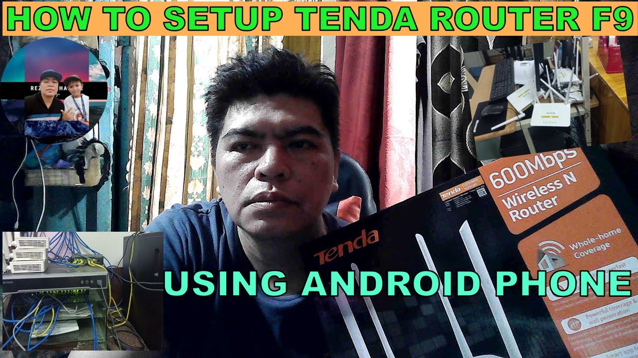 Tenda router F9 how to setup username and password of Wi-Fi #router ...