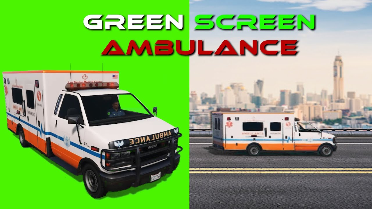 Green Screen Ambulance || Ambulance Siren || Green Screen Effects ...