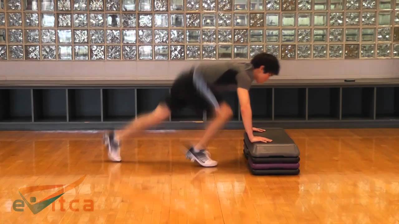Mountain Climbers - Hands on Bench - YouTube