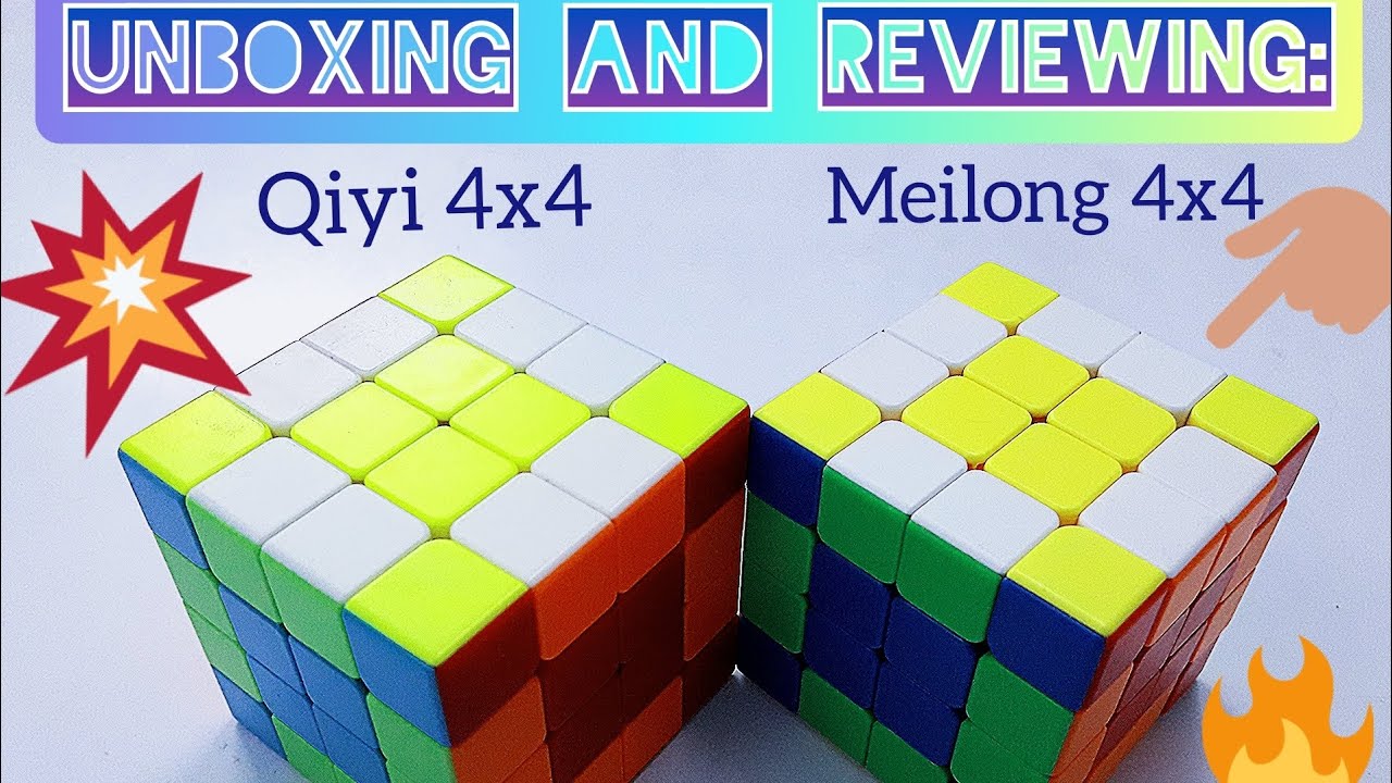 Unboxing Qiyi 4x4 and Meilong 4x4: - YouTube