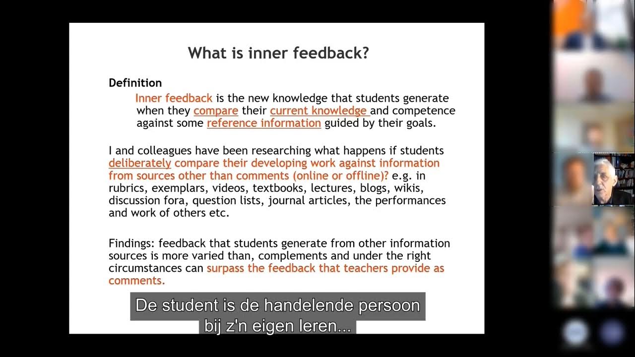 Definition inner feedback - YouTube