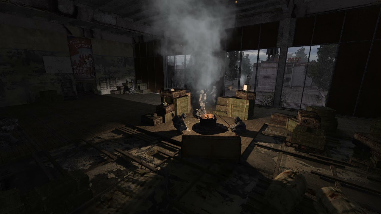 STALKER Ambience - Morning In The Mercenary Base - YouTube