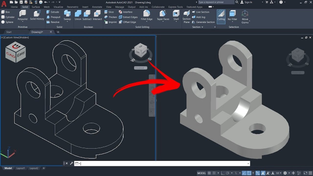AutoCAD - practice design 03 | Practice design on AutoCAD | How to ...