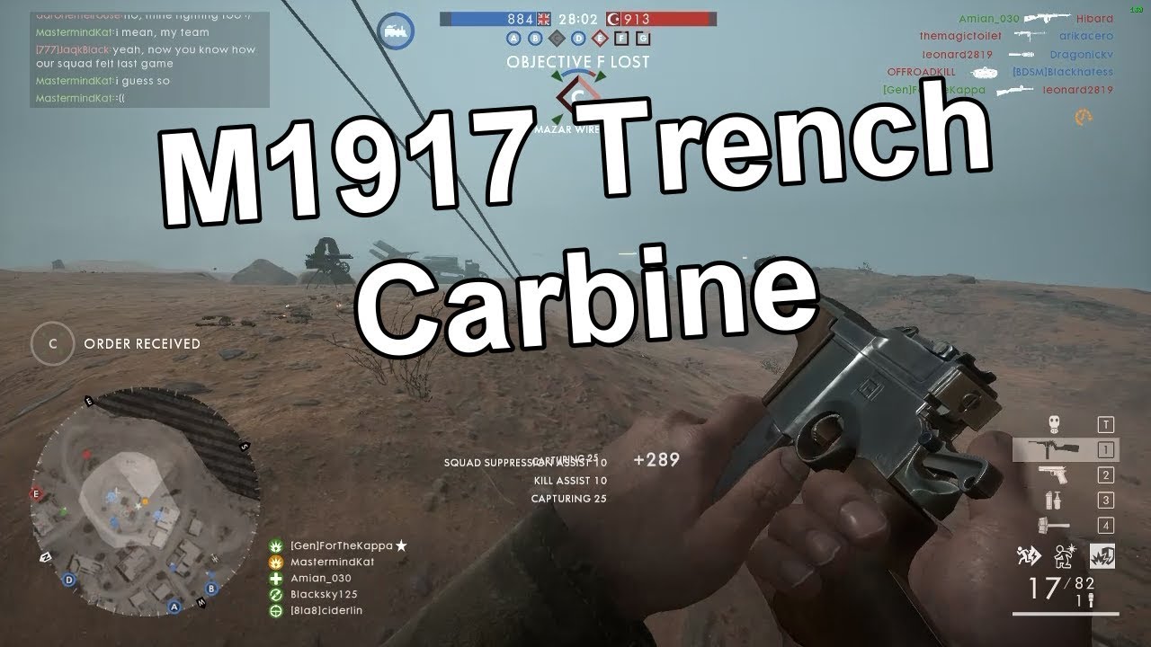 Battlefield 1 Normal Moment #5 - M1917 (C96) Trech Carbine First ...
