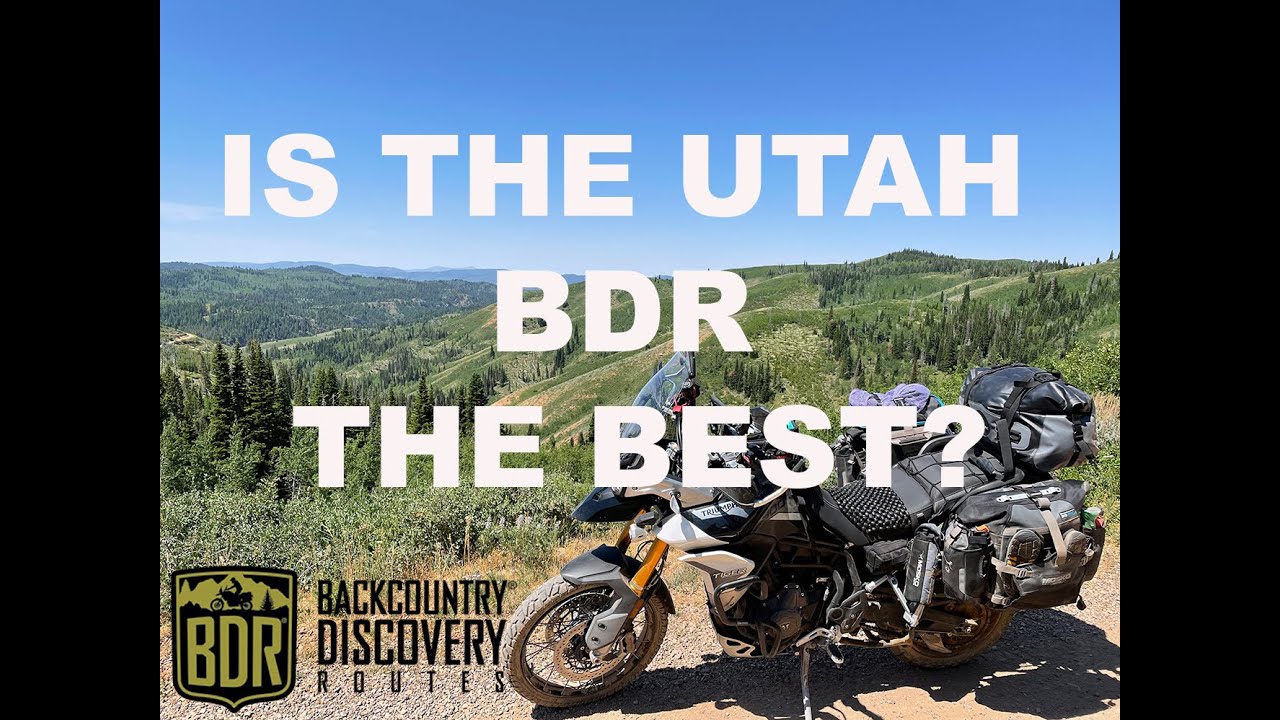 Utah BDR part 1. A Tiger 900 carves canyons, climbs mountains. - YouTube