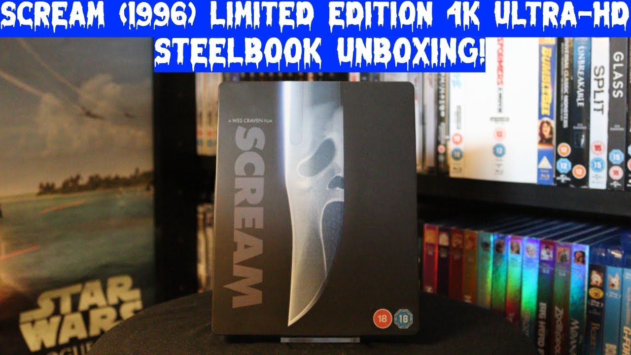 Scream (1996) 25th Anniversary Limited Edition 4K Ultra-HD Steelbook ...