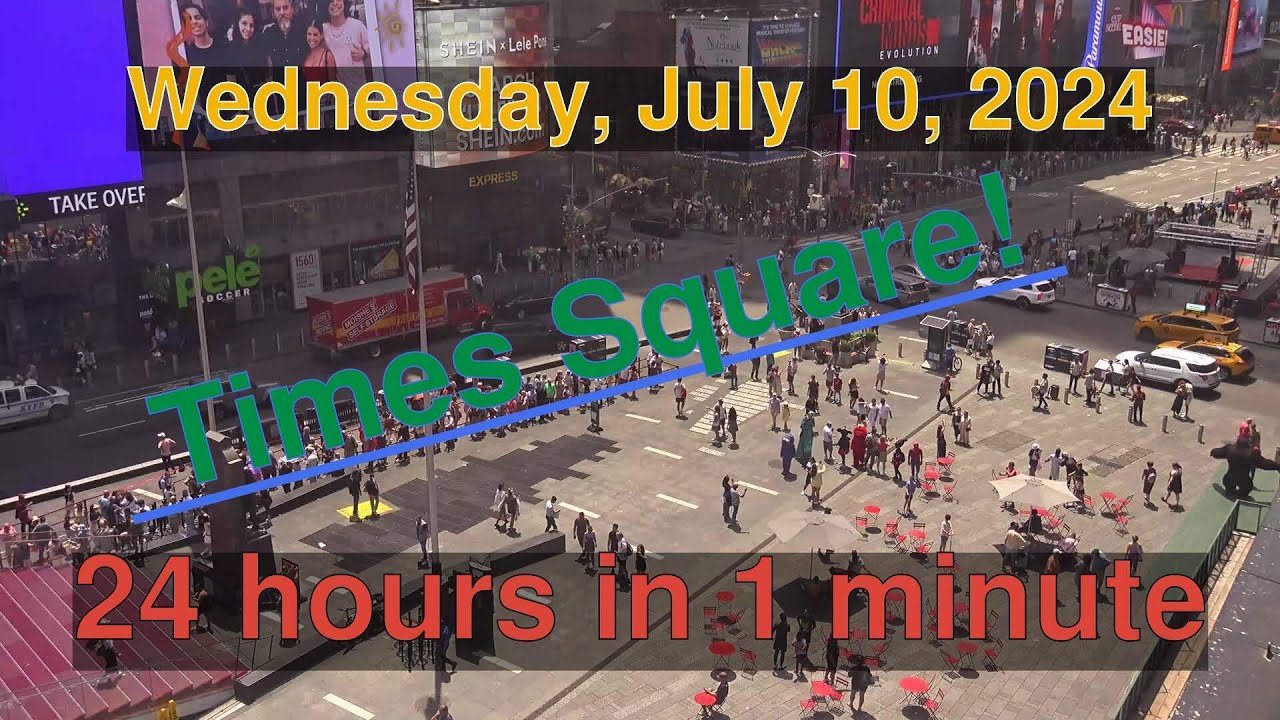 Times Square Daily Timelapse: [07-10-2024] New York City #timelapse # ...