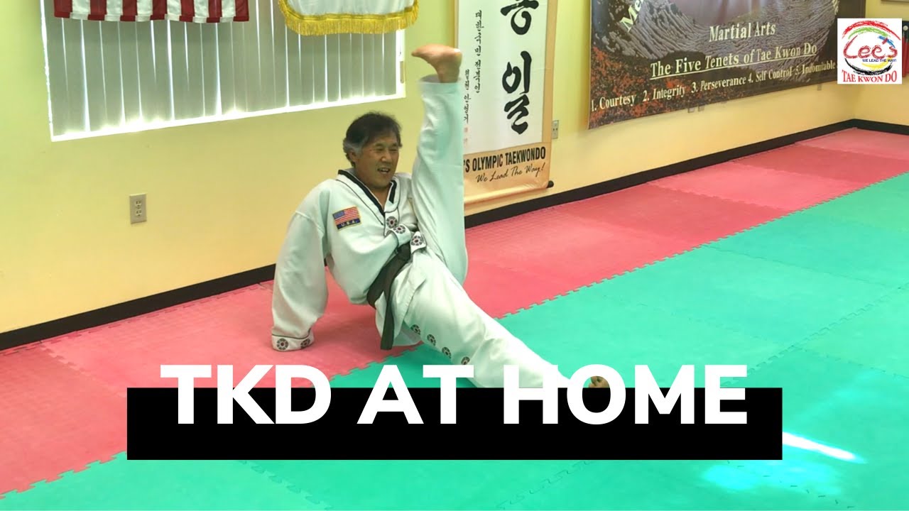 TKD At Home With Master Lee Week 6 - YouTube