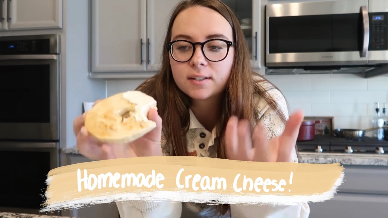 Making cream cheese from scratch! - YouTube
