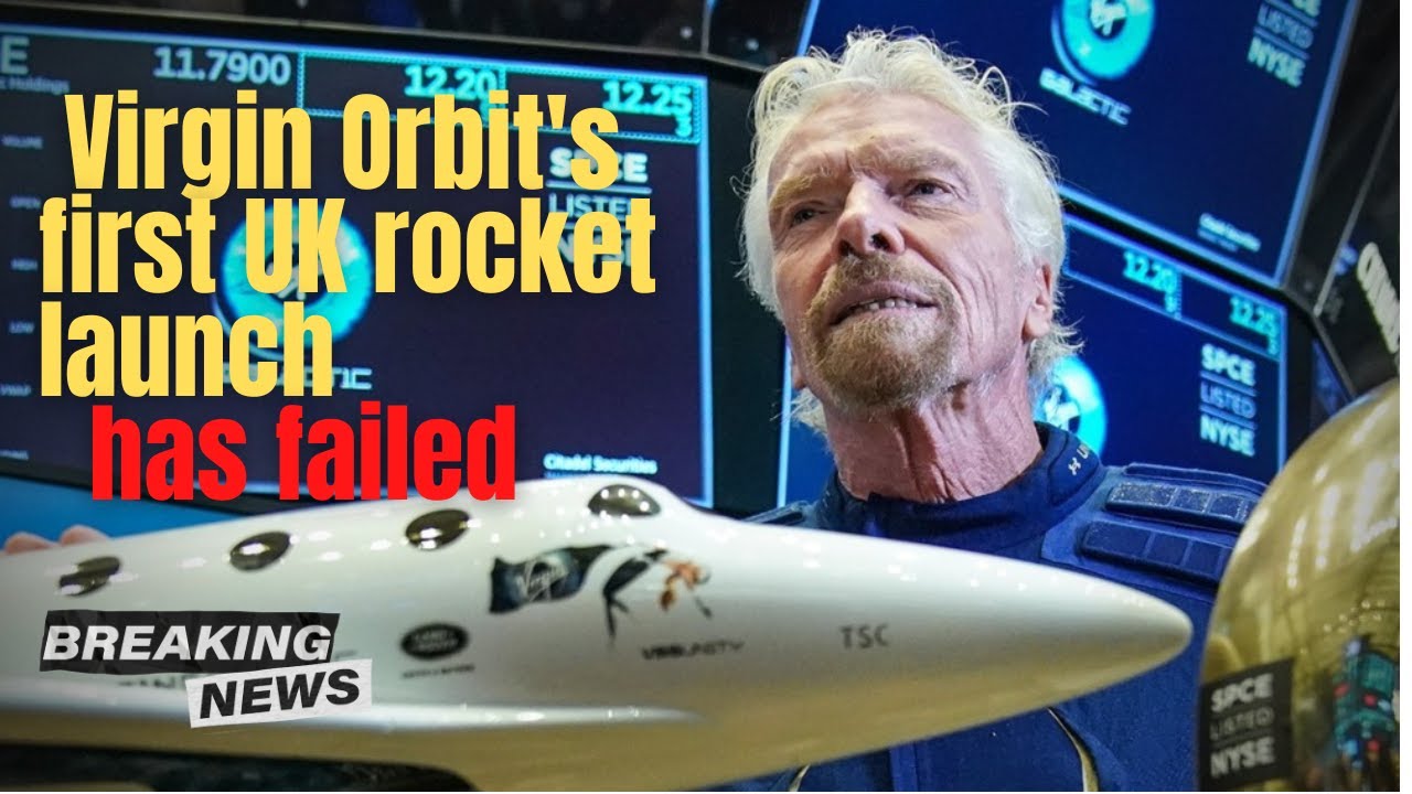 Virgin Orbit's first UK rocket launch has failed - YouTube