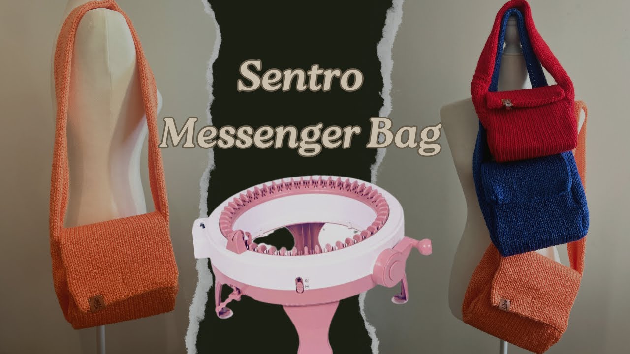 DIY Messenger Bag Tutorial with 48 Needle Sentro Machine | Easy ...