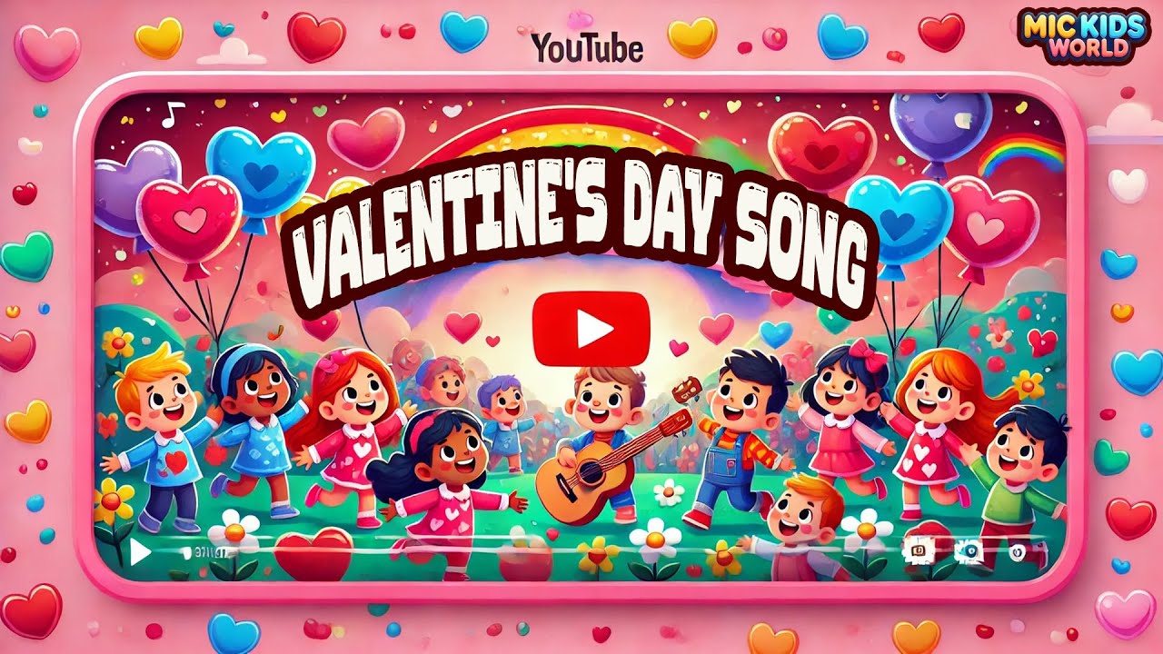 Valentine's Day Song! ️ | Kids Song | Sing Along! - YouTube