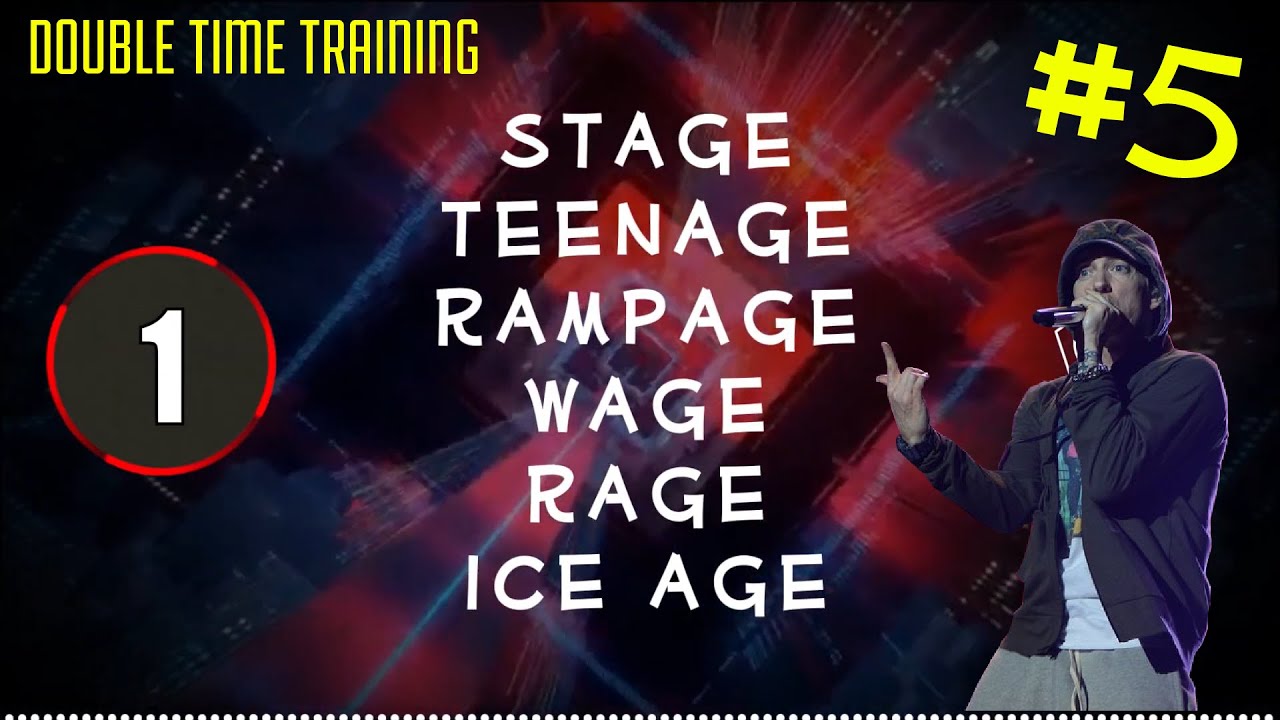 DOUBLE TIME TRAINING #5 - Freestyle Battle Beat Training - Rap Beat for ...