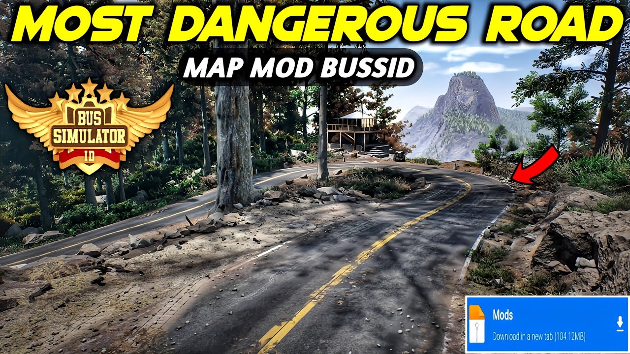 Finally! 🔥 Ets2 MOST DANGEROUS Hill Roads Map Mod For Bus Simulator ...