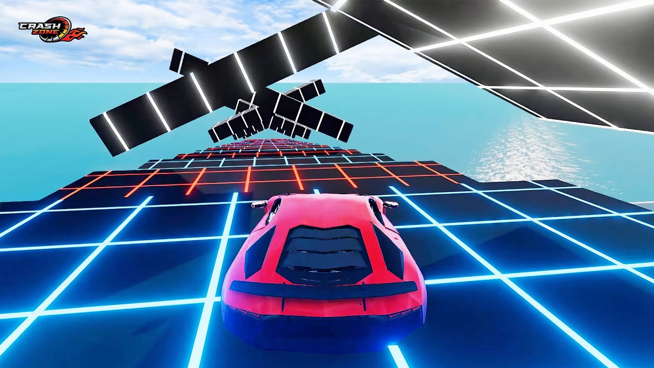 Extreme BeamNG.drive Obstacle Course Road Challenge EP-2: Can YOU ...