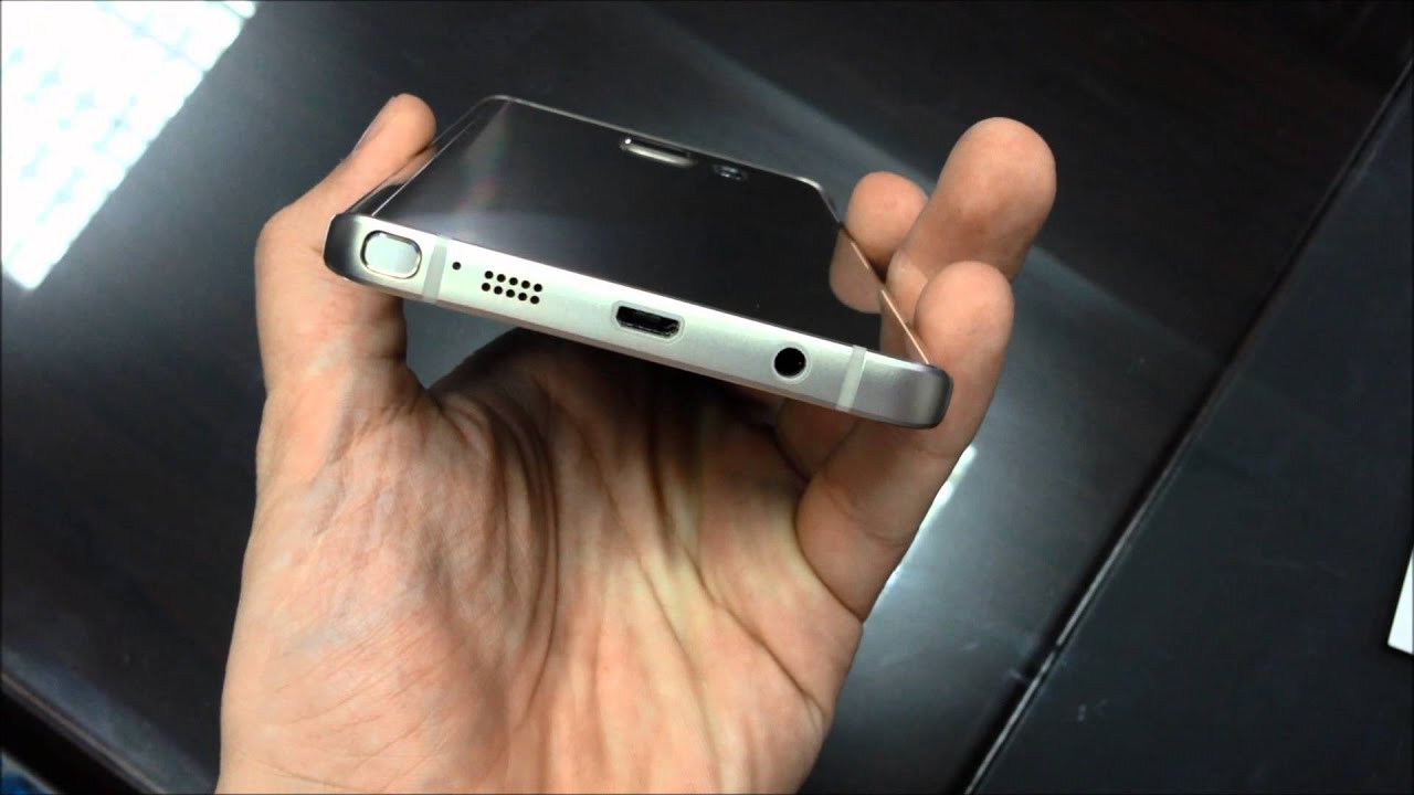 Samsung GALAXY Note 5 gold platinum color SM-N9201 - YouTube