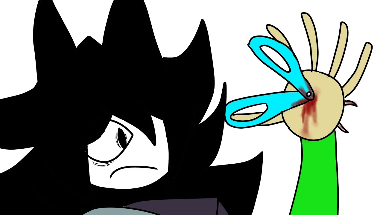 DON'T RUN WITH SCISSORS ON YOUR HAND!! || FPE Animation - YouTube