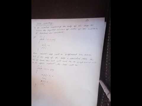 Loop unrolling and loop jamming in compiler design - YouTube